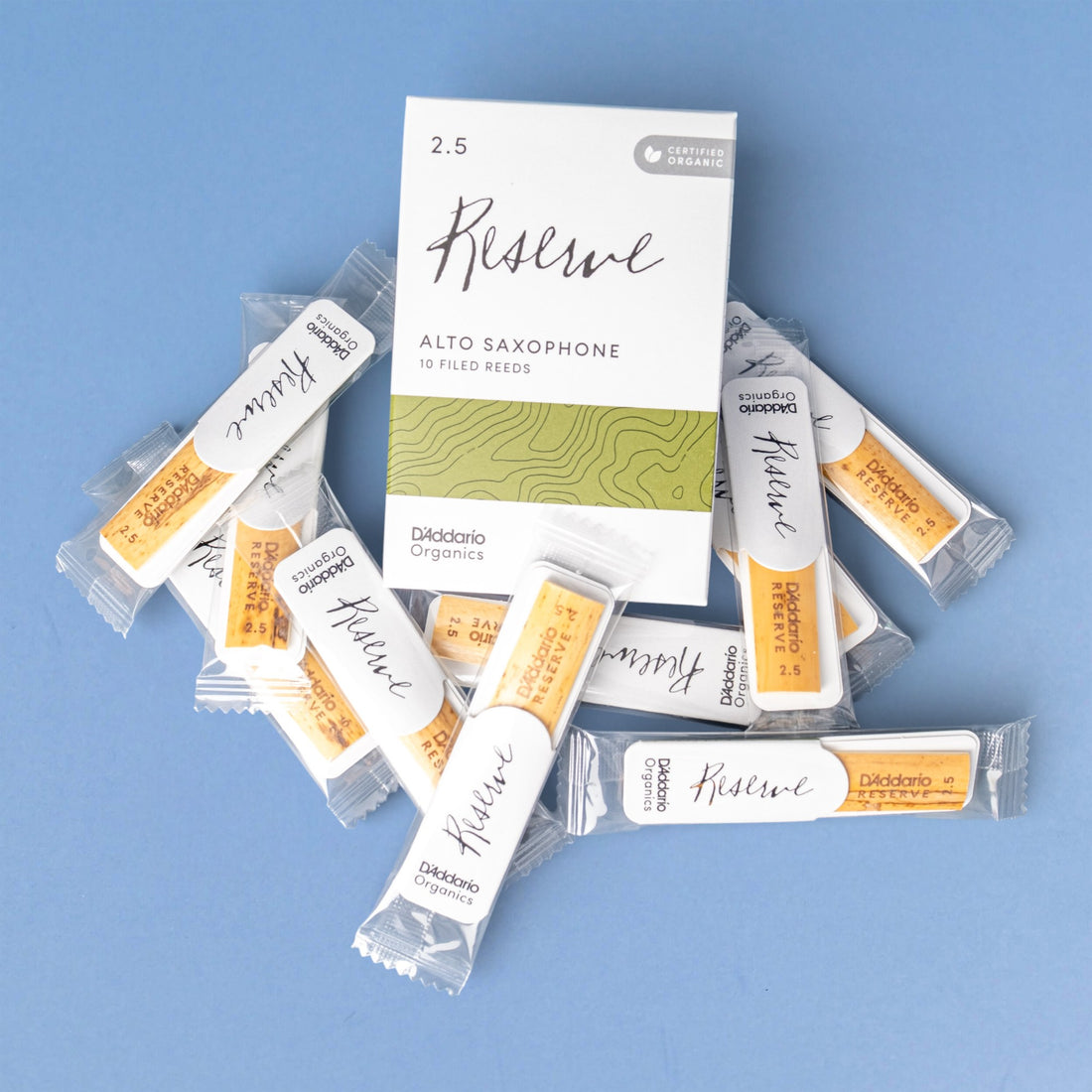 D'Addario Organic Reserve Alto Sax Reeds