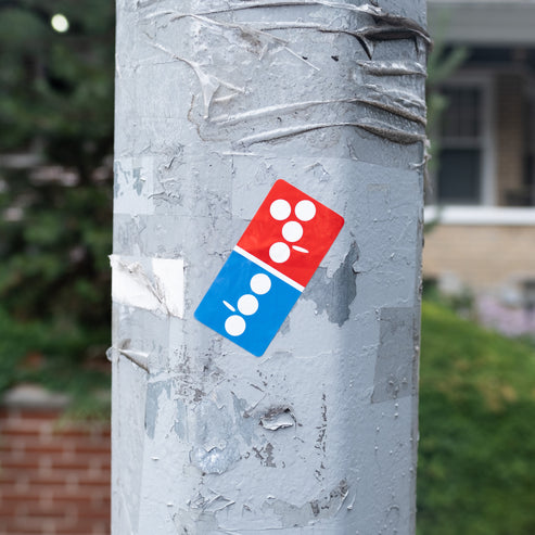 "Domino's" Fingering Chart Graffiti Sticker
