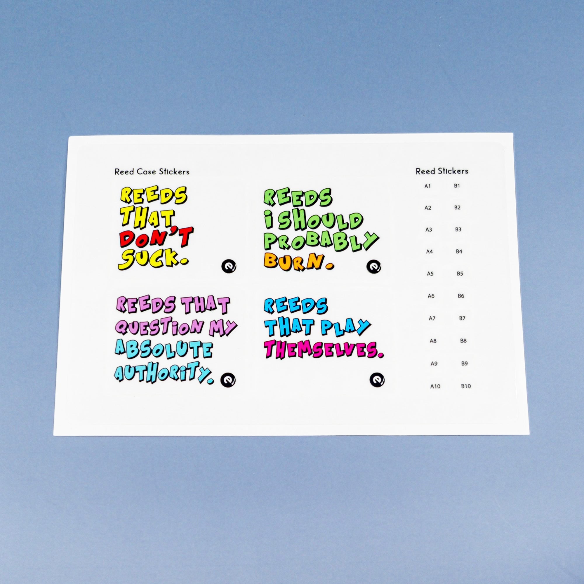 Reed Case (and Reed Numbering) Stickers